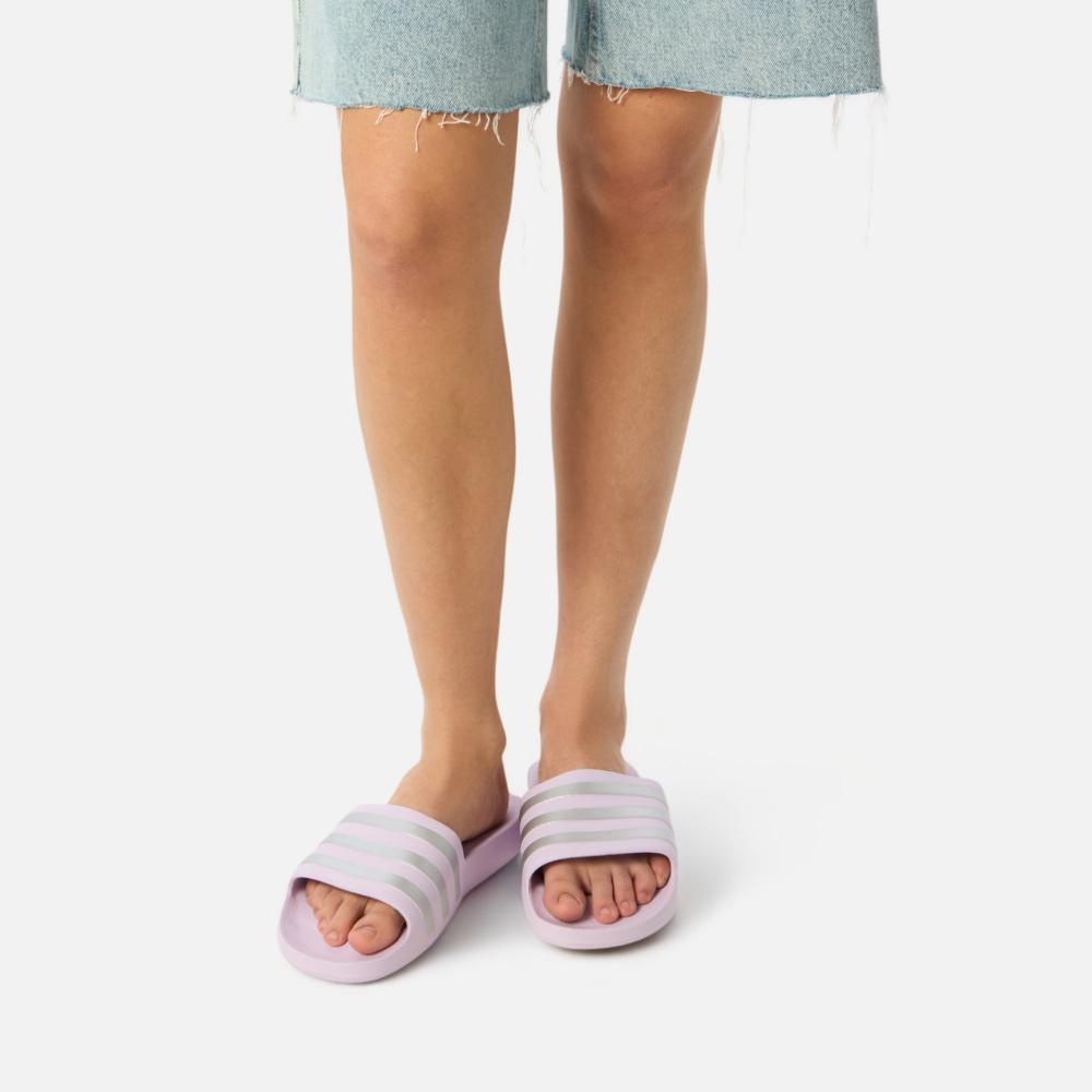 Купить Шлёпанцы Adidas для женщин, светло-фиолетовые, размер UK 6 ...