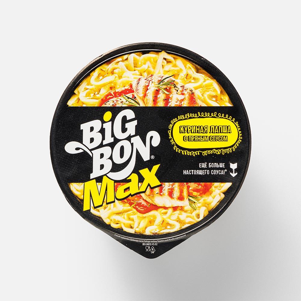 Купить Лапша Big Bon, с курицей, с пряным соусом, быстрого ...